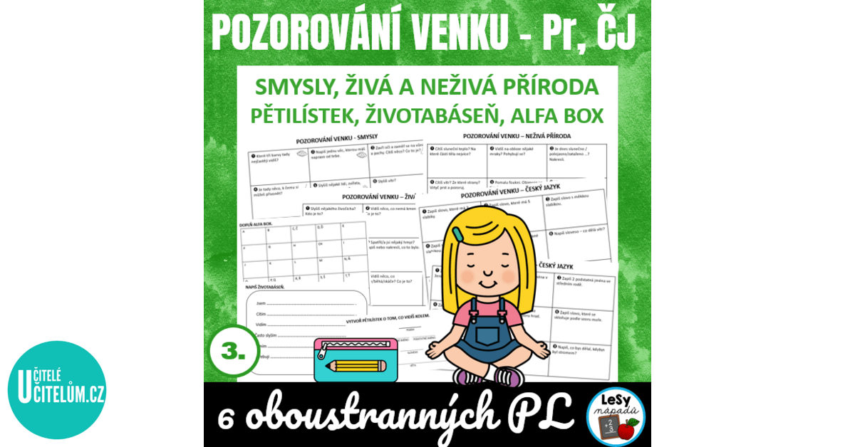 Pozorování venku - Český jazyk | UčiteléUčitelům.cz